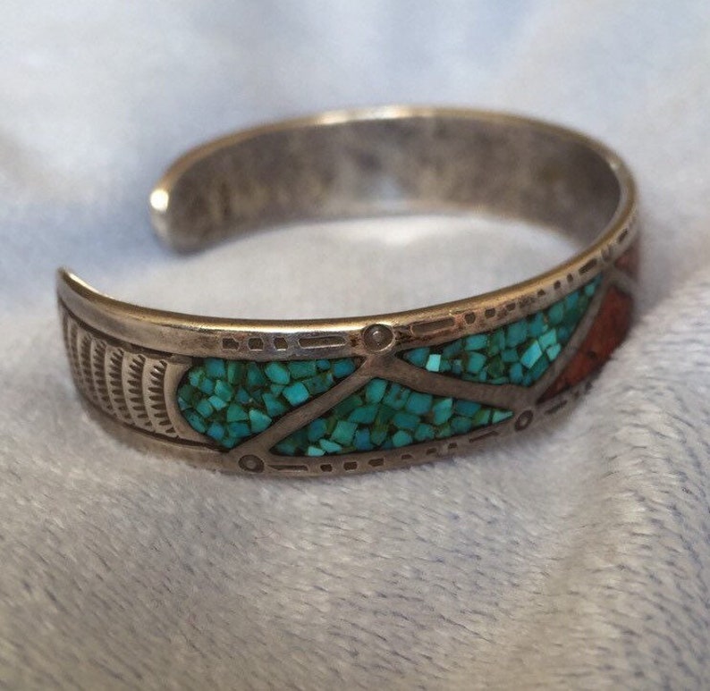 Vintage Native American Juan Singer Navajo Sterling Silver Turquoise ...