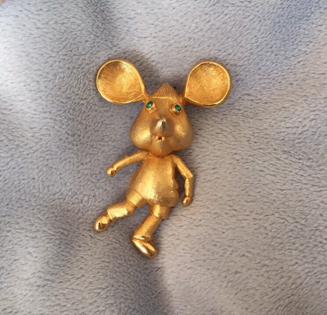 Rare 1960 Sphinx for Boucher Topo Gigio Mouse Pin Brooch - Etsy