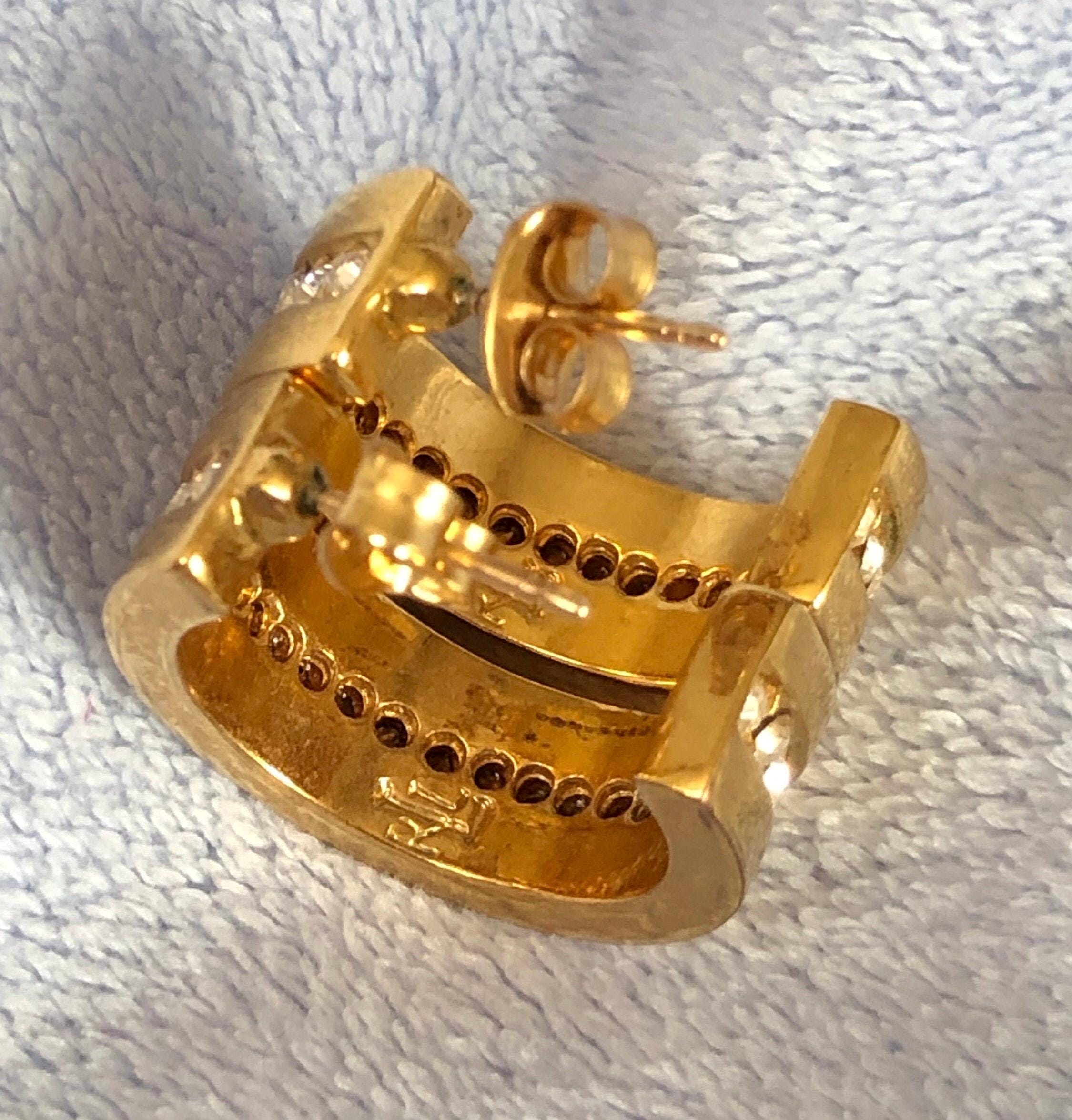 Rare Vintage Ralph Lauren RLL Hoop Earrings W/14K Post Studs - Etsy