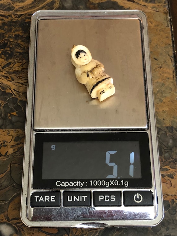 Alaska Inuit Eskimo Billiken Carved Lucky Charm Penda… - Gem