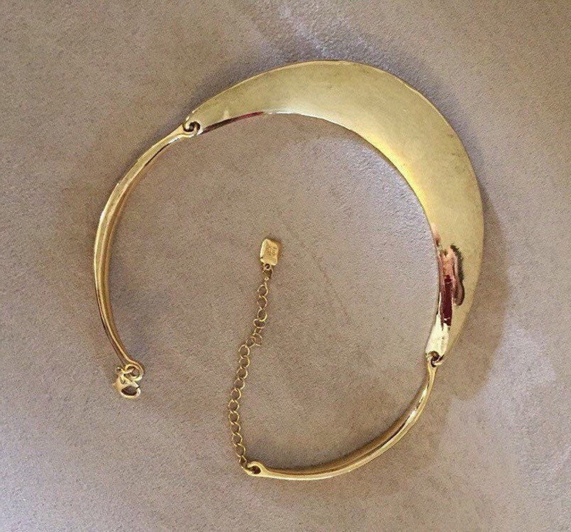Vintage 1990’s Ralph Lauren Collar Necklace Articulated Chocker RLL ...