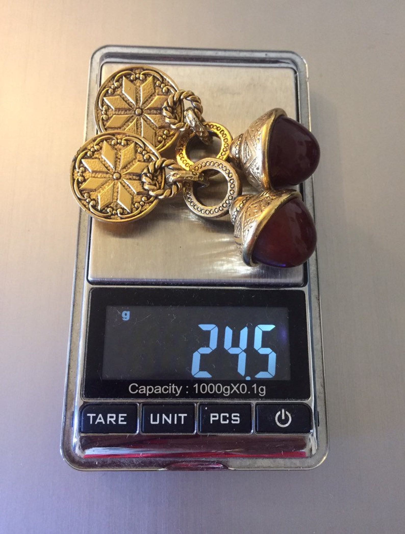 Vintage Made in France Zoe Coste Earrings French Haute Couture Etruscan ...