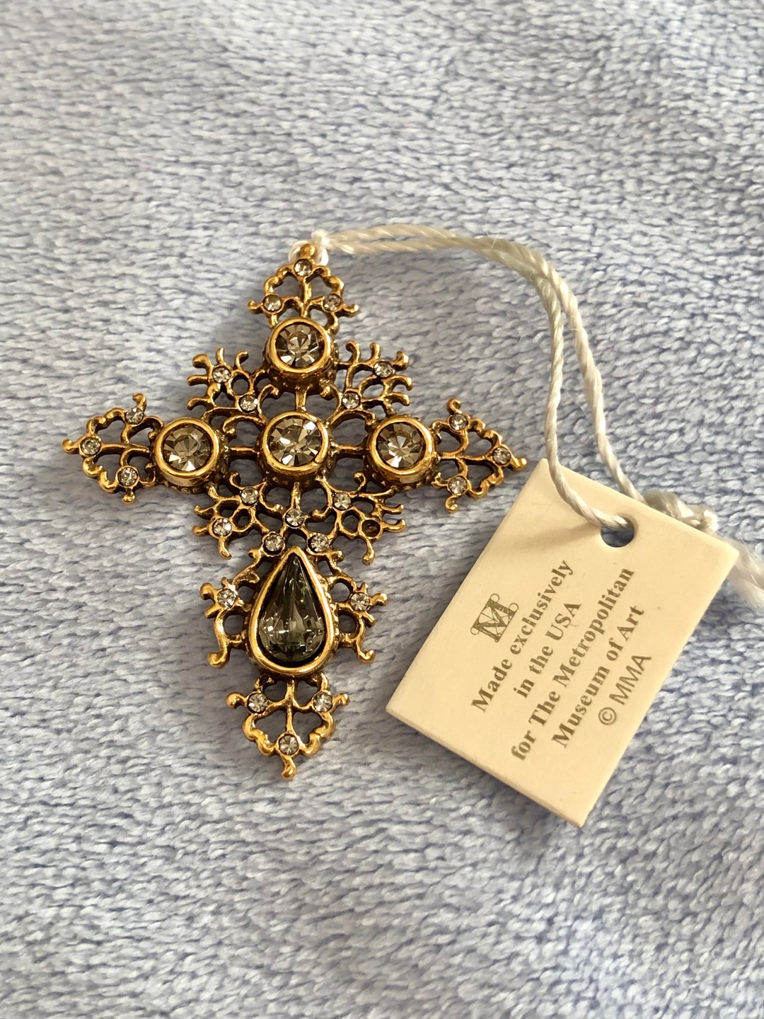 MMA Metropolitan Museum of Art Filigree Cross Pendant - Etsy