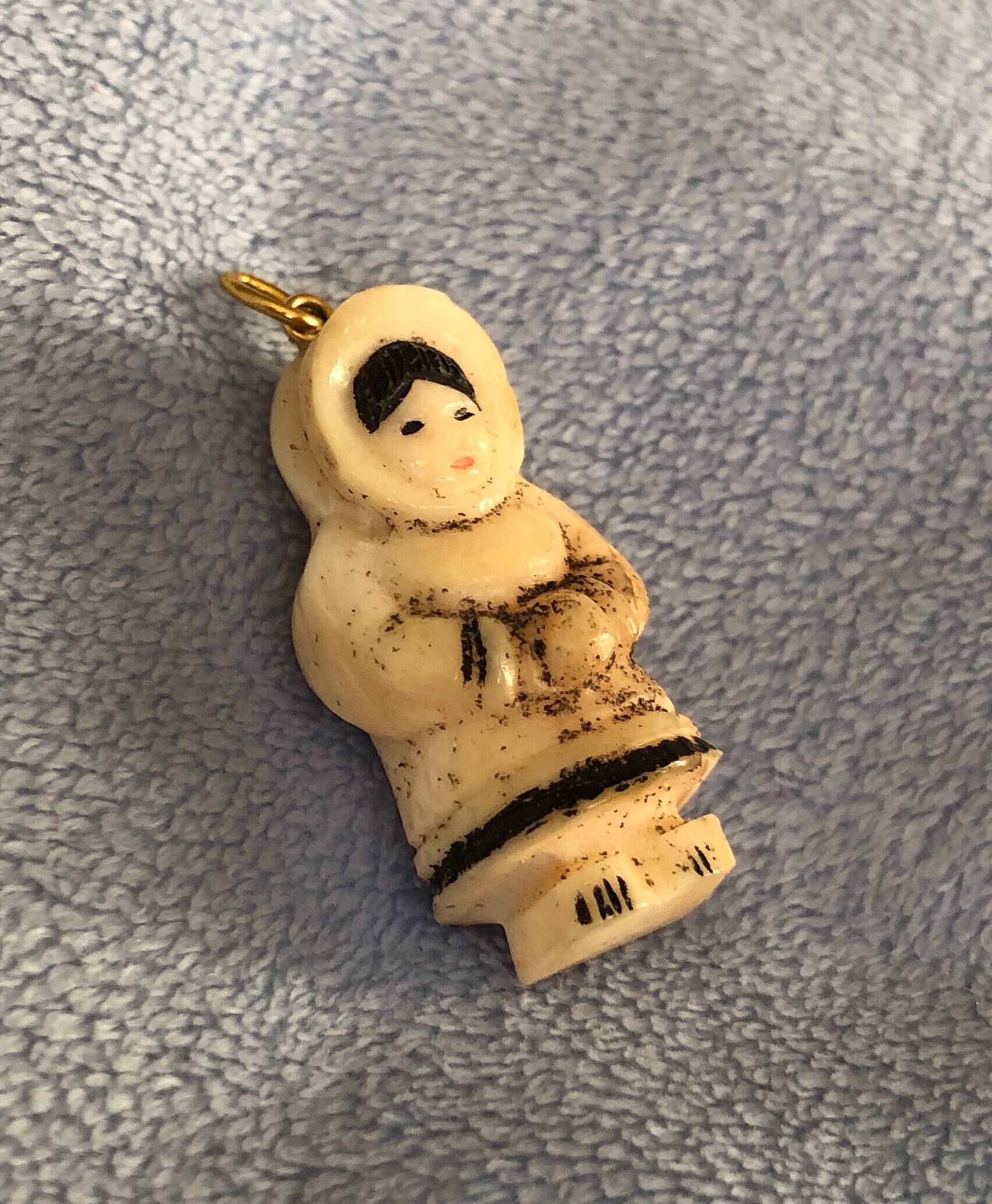 Alaska Inuit Eskimo Billiken Carved Lucky Charm Pendant Charm - Etsy