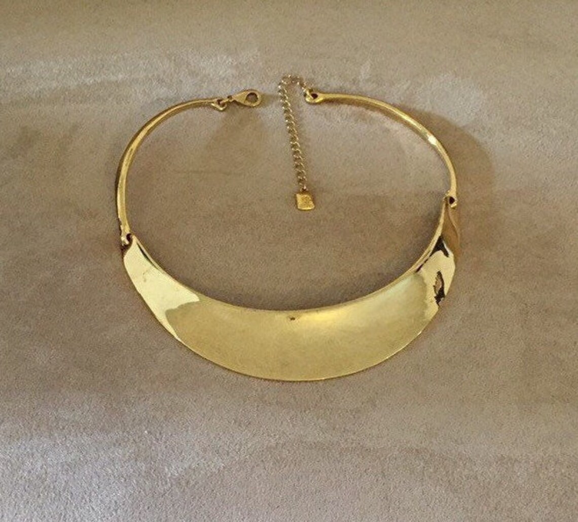 Vintage 1990’s Ralph Lauren Collar Necklace Articulated Chocker RLL ...