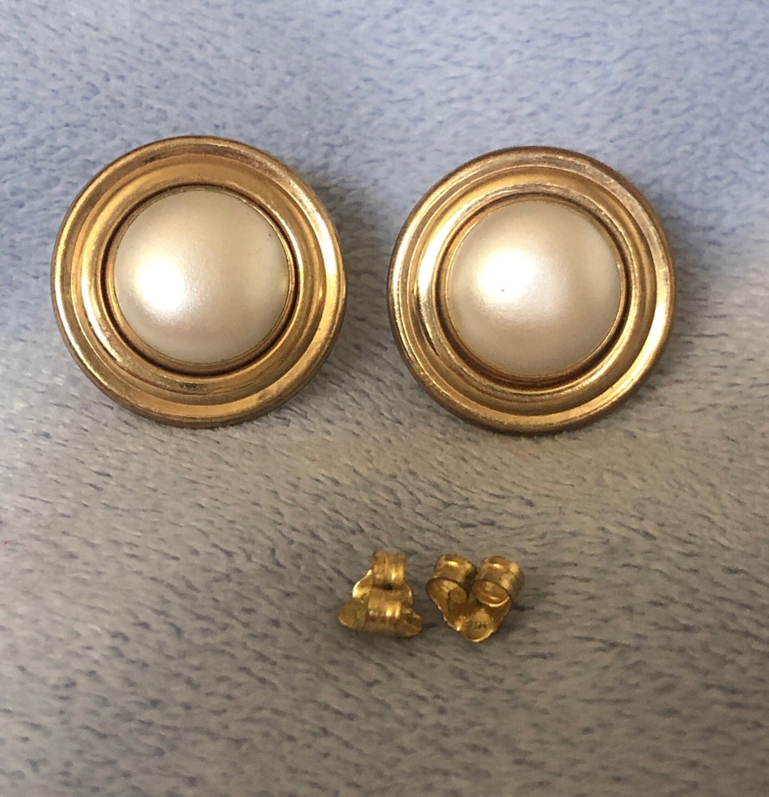 Vintage Marked 14K Gold Filled Carla Earrings Pierced Ears - Etsy
