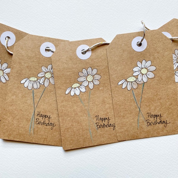 Hand Painted Tags - Etsy