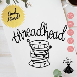 Thread Head SVG Cutting File Sewing Svg Knitting Svg - Etsy