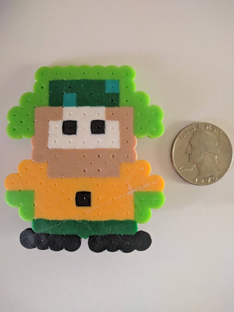 South Park Kyle Broflovski Perler Bead Pin - Etsy