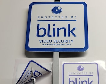 Blink Security Yard Sign - Etsy
