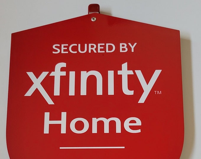 Xfinity 100% Aluminum Security Yard Sign 6 Outdoor Window Decals - Etsy
