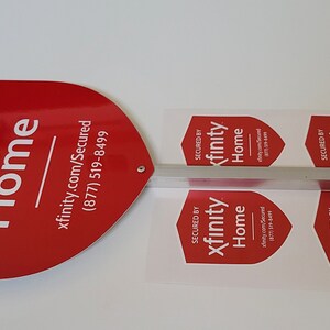 Xfinity 100% Aluminum Security Yard Sign 6 Outdoor Window Decals - Etsy