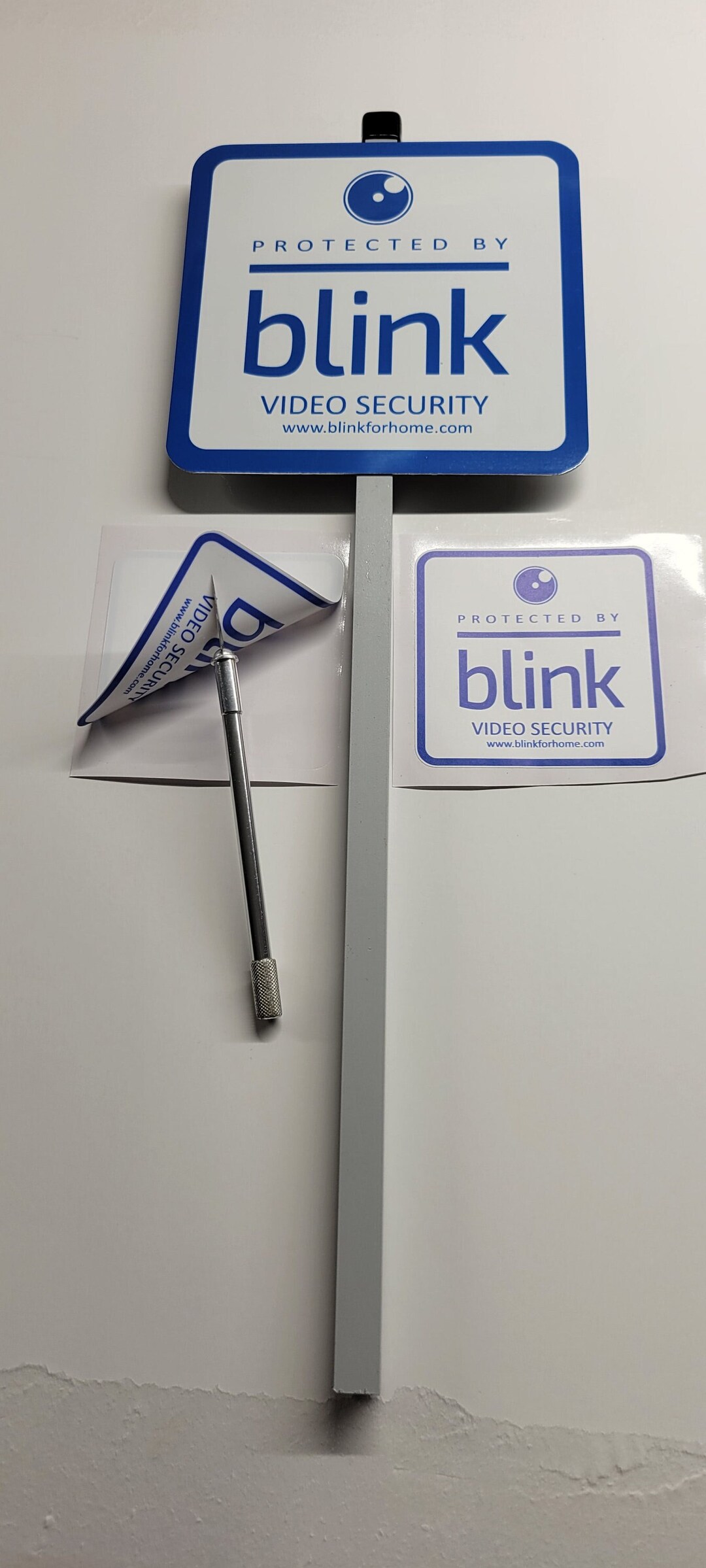 Blink Mini Yard Sign 6" X 6" X 18" With 2 Window Decals - Etsy