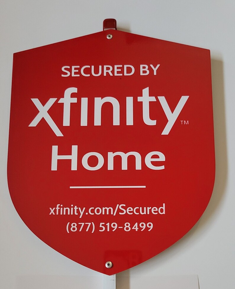 Xfinity 100% Aluminum Security Yard Sign 6 Outdoor Window - Etsy