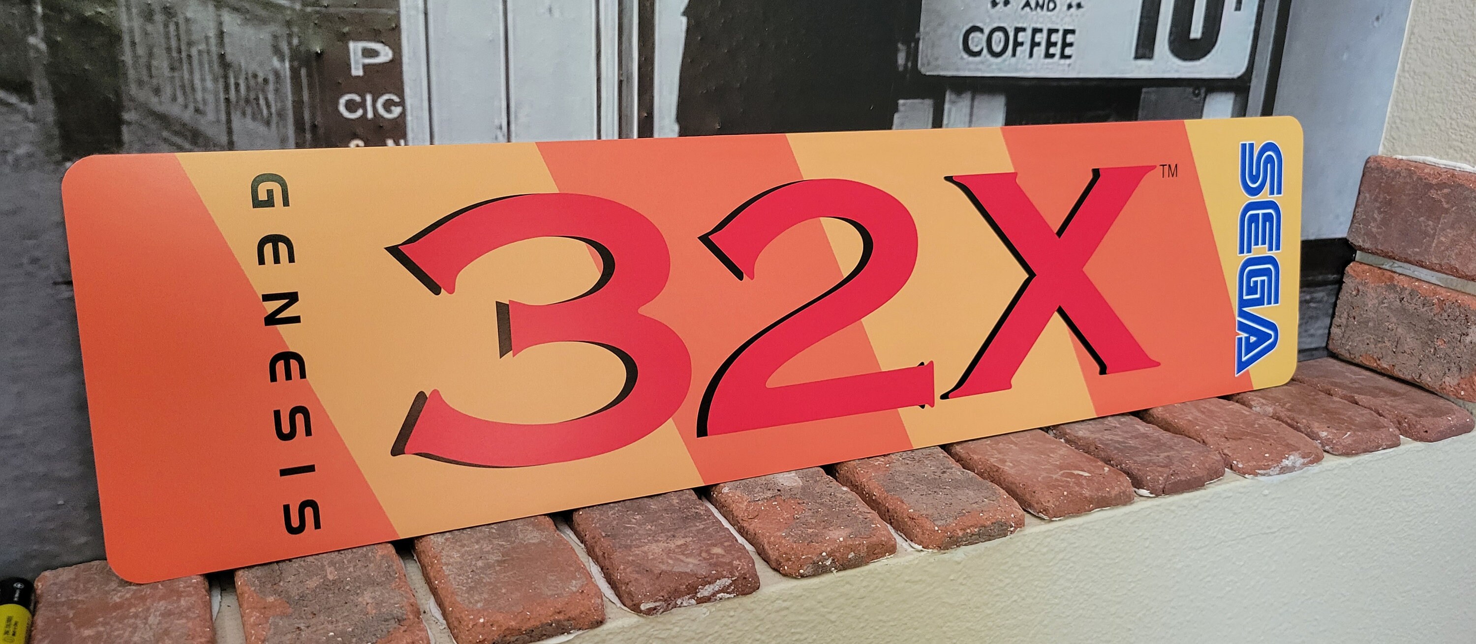 Genesis 32X SEGA Aluminum Sign 6" X 24" - Etsy