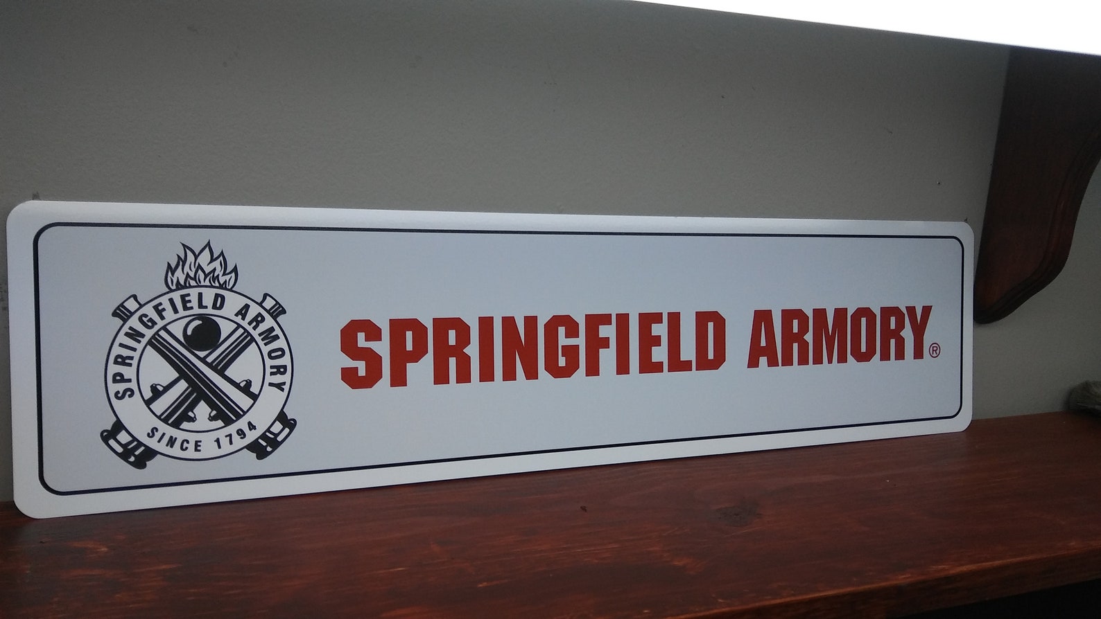 Springfield Armory Logo aluminum sign 6 x 24 | Etsy