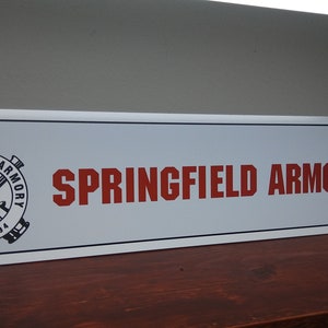 Springfield Armory Logo Aluminum Sign 6" X 24" - Etsy