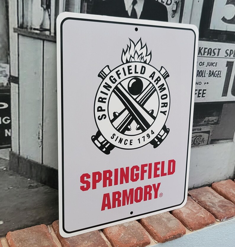 SPRINGFIELD ARMORY Metal Sign 9" X 12" - Etsy