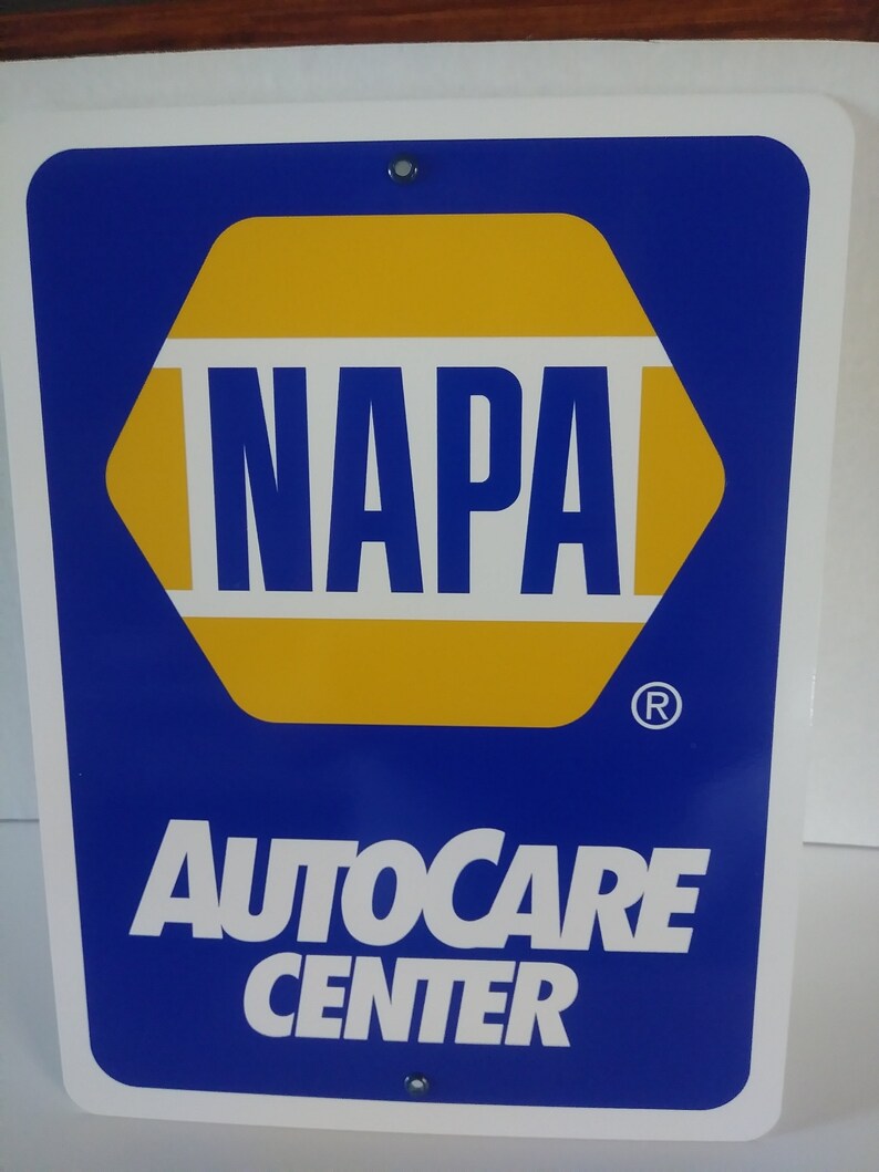 NAPA Auto Care Center Aluminum Sign 9 x 12 | Etsy