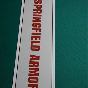 Springfield Armory Logo Aluminum Sign 6" X 24" - Etsy