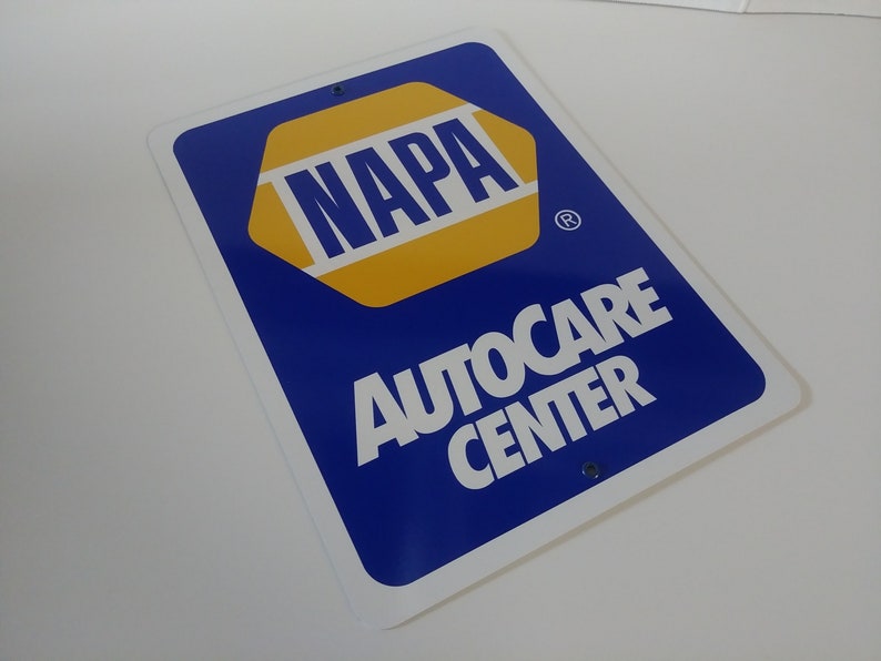 NAPA Auto Care Center Aluminum Sign 9 x 12 | Etsy