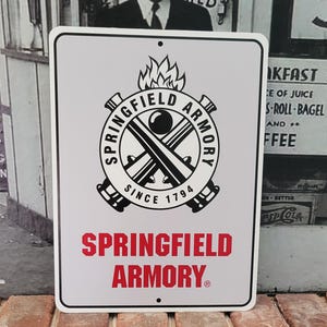 SPRINGFIELD ARMORY Metal Sign 9" X 12" - Etsy