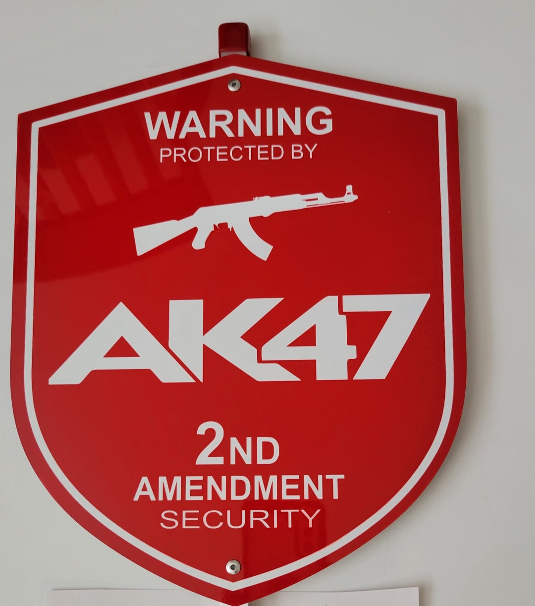 AK47 Security Yard Sign 100% Aluminum - Etsy