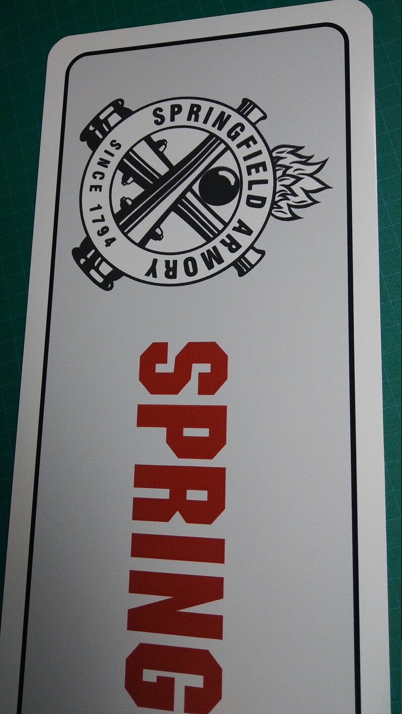 Springfield Armory Logo Aluminum Sign 6 X 24 | Etsy