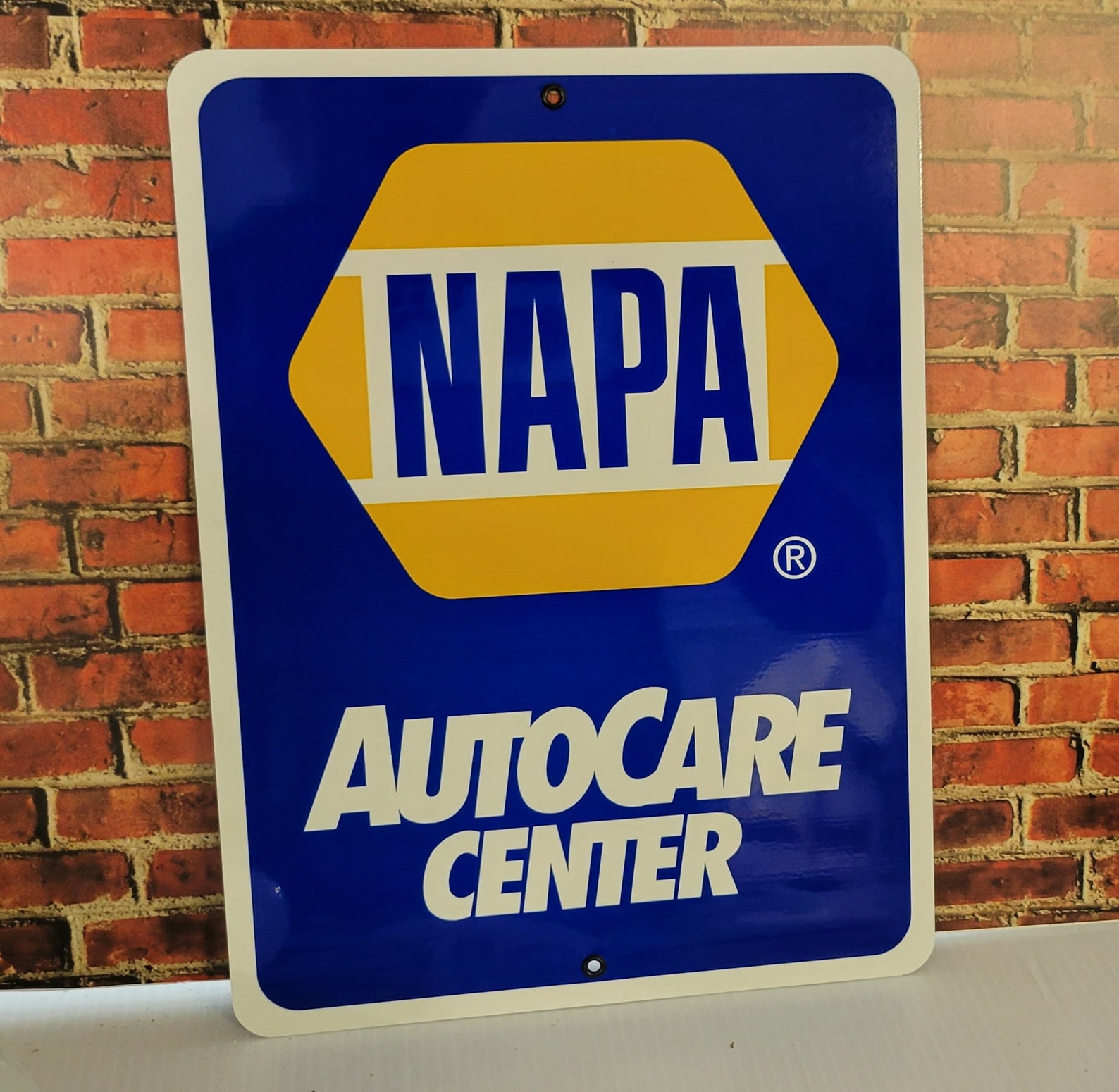 NAPA Auto Care Center Aluminum Sign 9 X 12 - Etsy