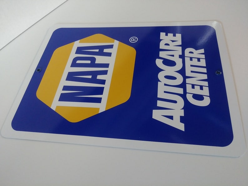 NAPA Auto Care Center Aluminum Sign 9 x 12 | Etsy