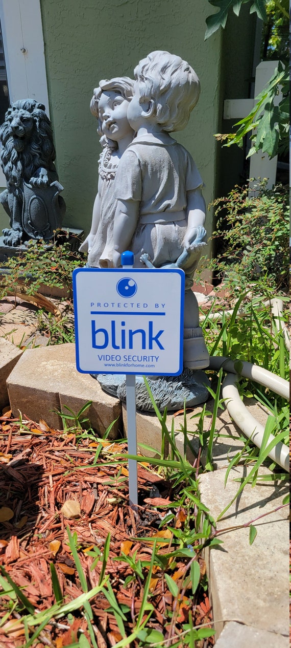Blink Mini Yard Sign 6 X 6 X 18 With 2 | Etsy