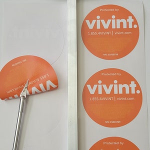 VIVINT Aluminum Security Yard Sign With 6 Decals, Free Shipping. - Etsy