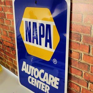 NAPA Auto Care Center Aluminum Sign 9 X 12 - Etsy