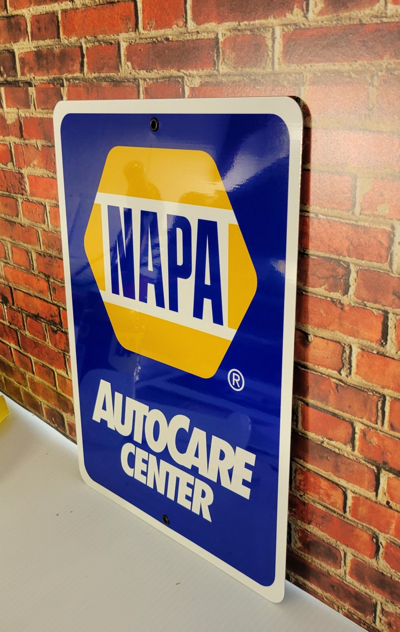 NAPA Auto Care Center Aluminum Sign 9 X 12 | Etsy