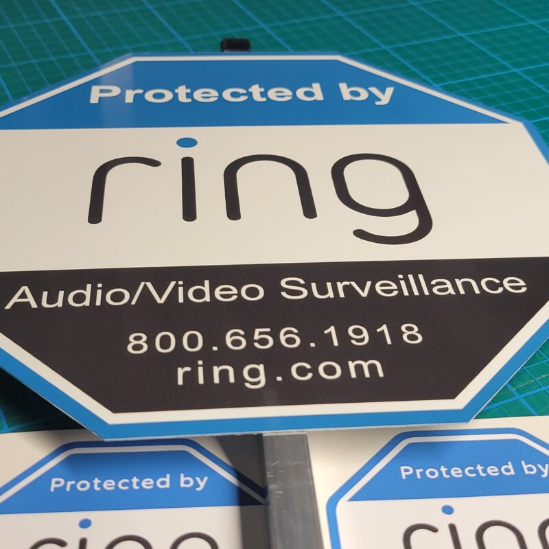 Ring Security Sign - Etsy