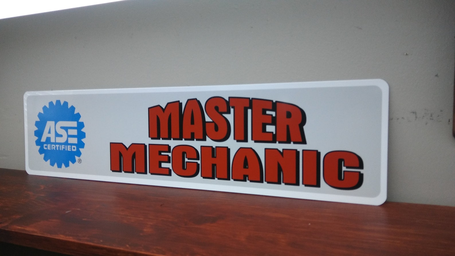 ASE Certified Master Mechanic Aluminum Sign 6 X 24 - Etsy