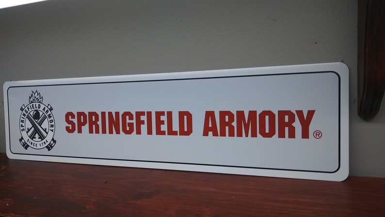 Springfield Armory Logo Aluminum Sign 6 X 24 - Etsy