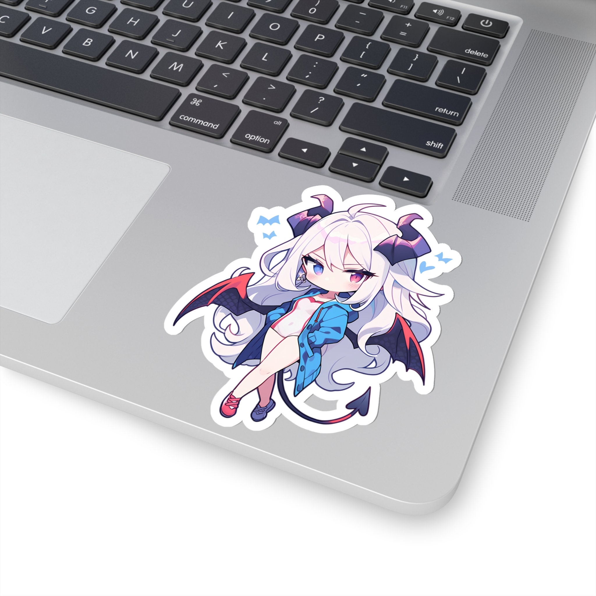 Cute Demon Chibi Anime Girl Sticker Waifu Sticker Cute Anime - Etsy