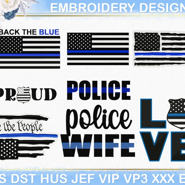 Police Embroidery - Etsy