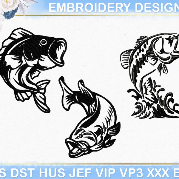 Fish Embroidery - Etsy