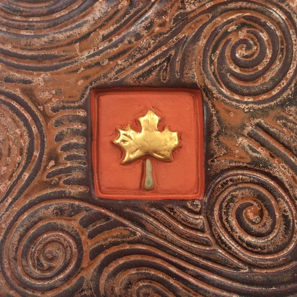 Maple Leaf Plaque - Etsy