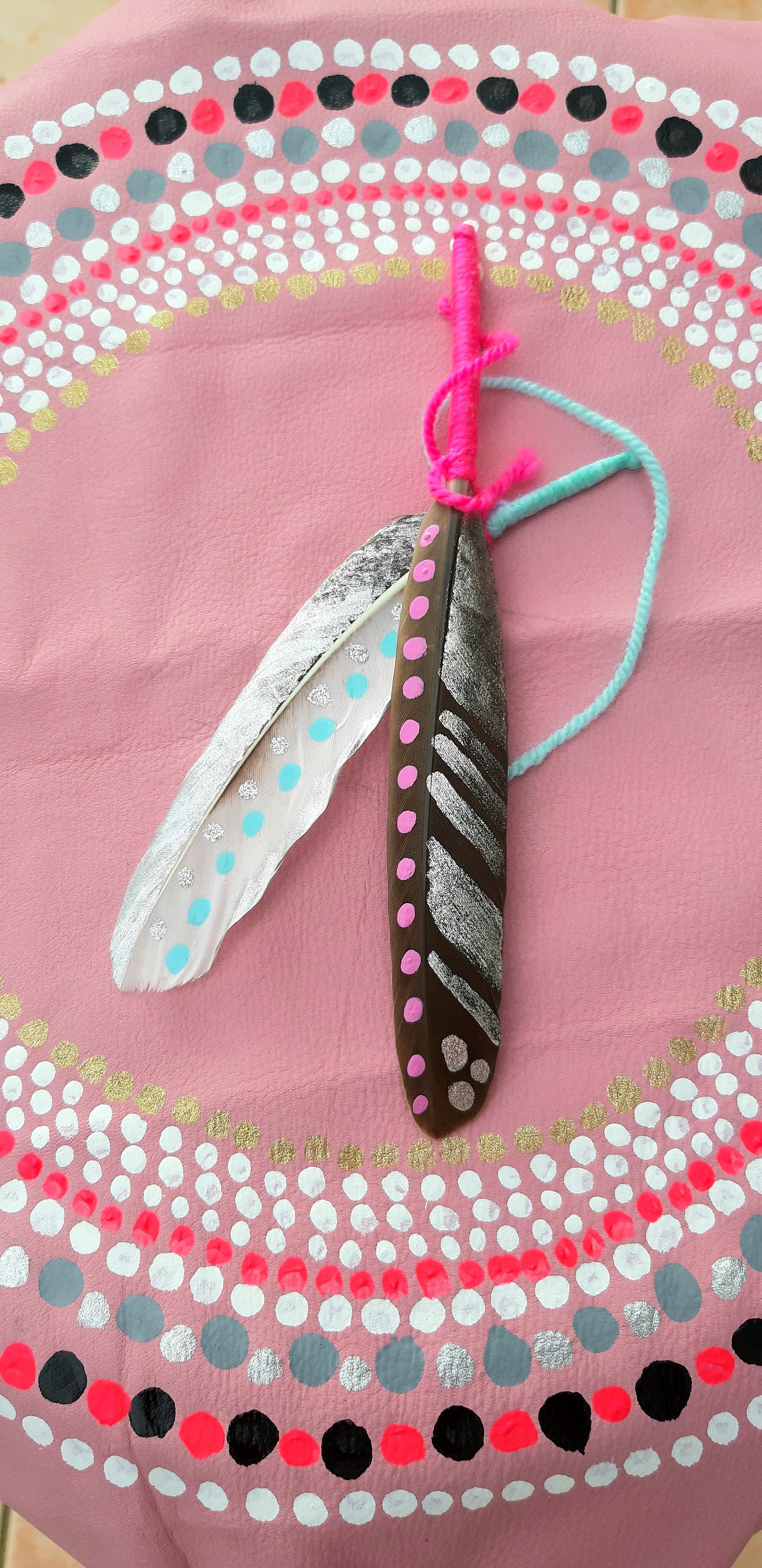 Painted Feathers Wish Feathers Spell Feathers Feathers - Etsy UK