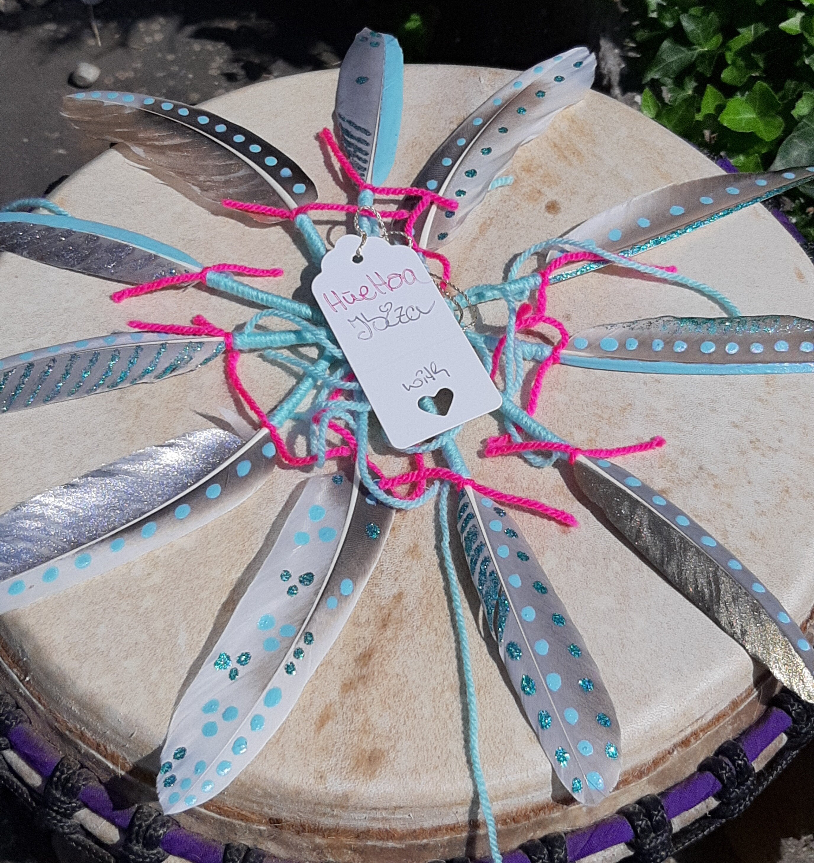 Painted Feathers Wish Feathers Spell Feathers Feathers - Etsy UK