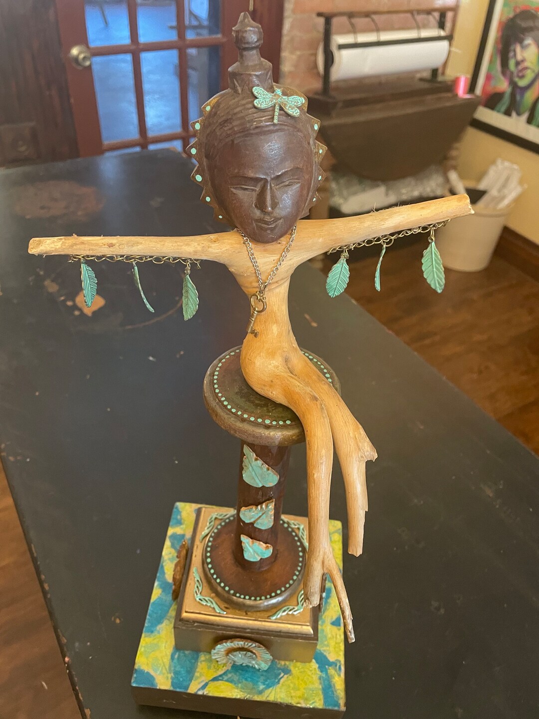 Mother Earth Sculpture From Repurposed Items - Etsy