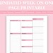 Student Printable Planner Undated | College Student Planner | Academic ...