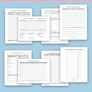 Neutral Printable Student Planner Undated | College Student Planner ...