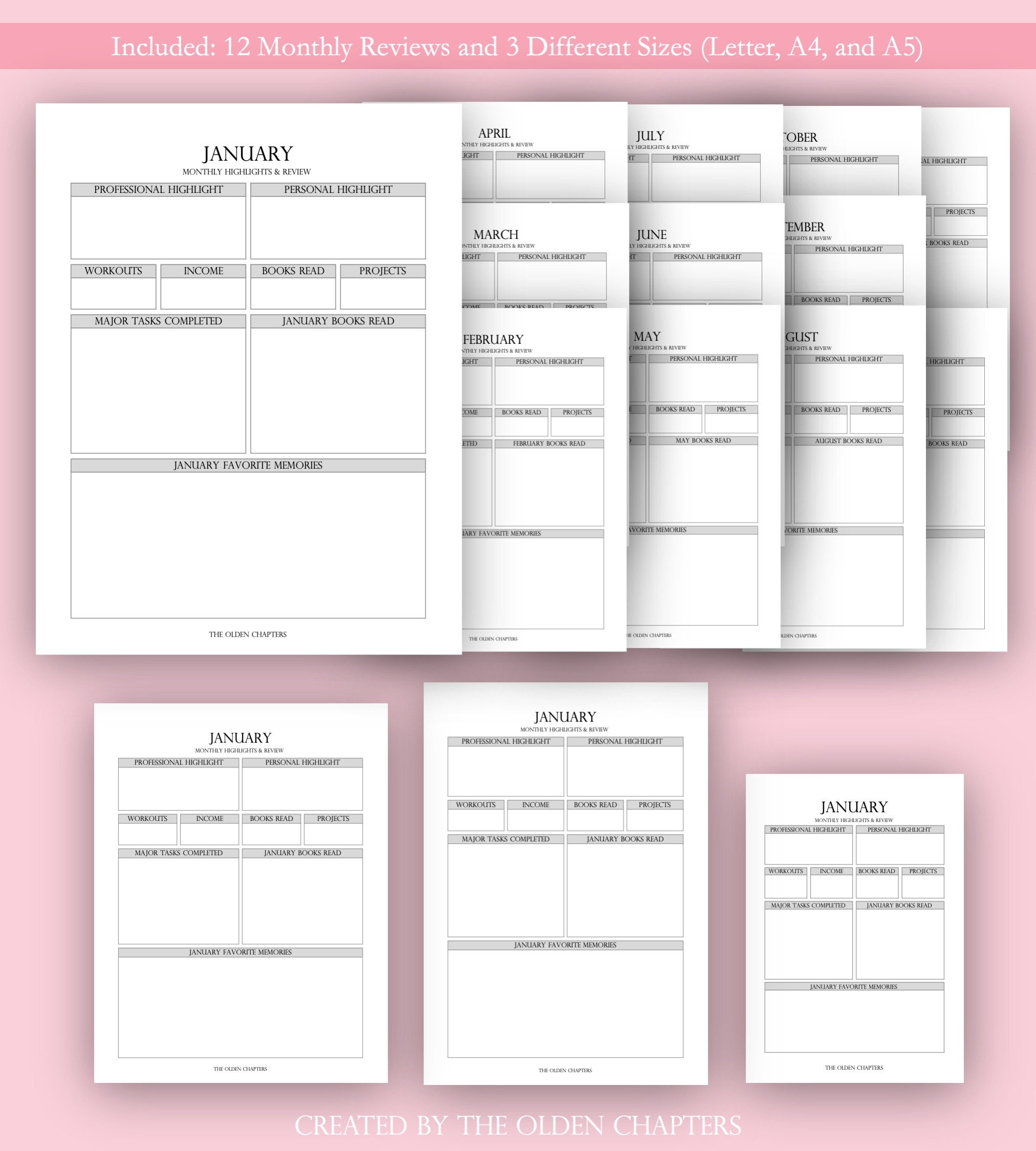 Goal Reflection Worksheet Printable Bundle | Goal Worksheet | Digital ...