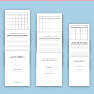 Neutral Printable Student Planner Undated | College Student Planner ...