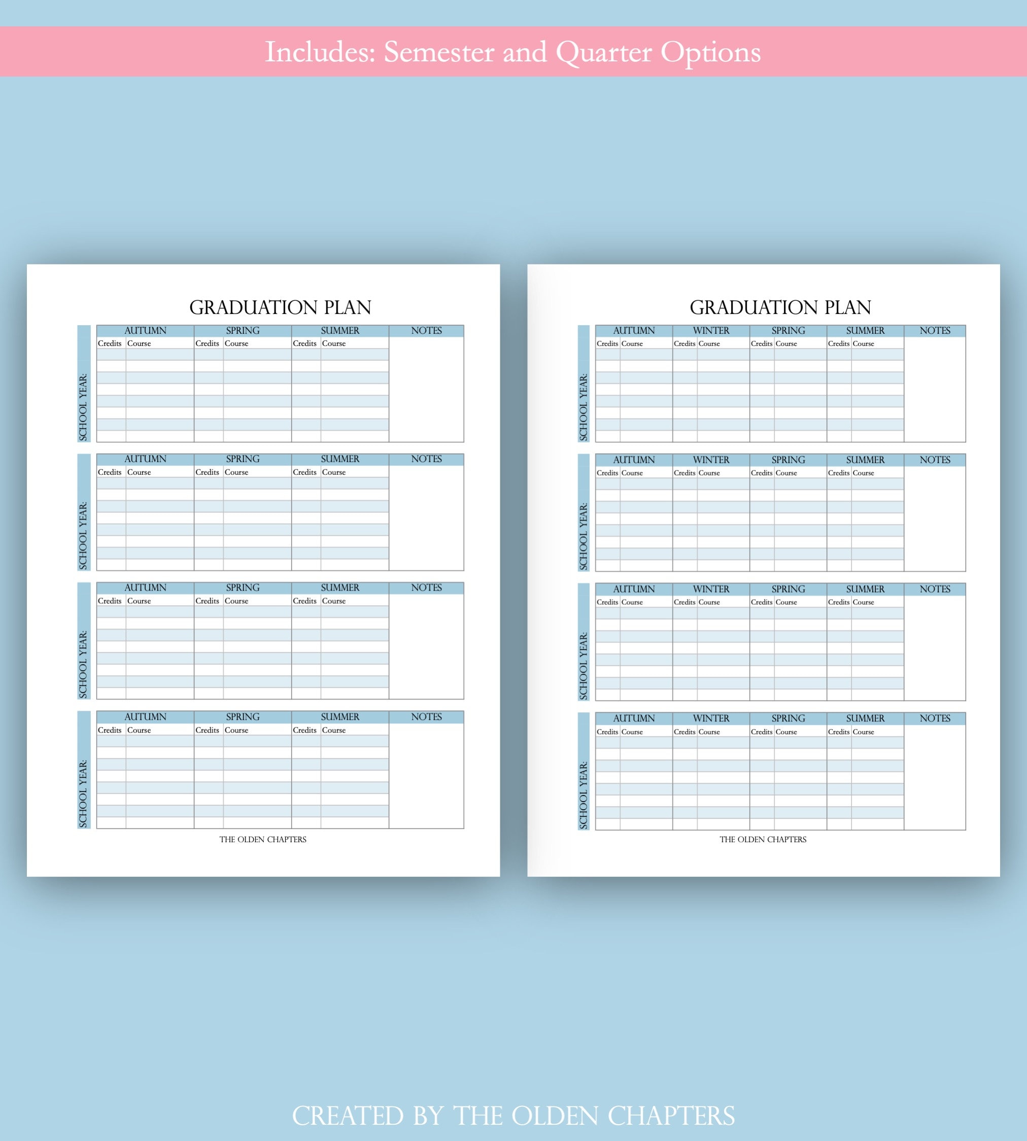 Printable Graduation Planner | College Graduation Plan Worksheet ...