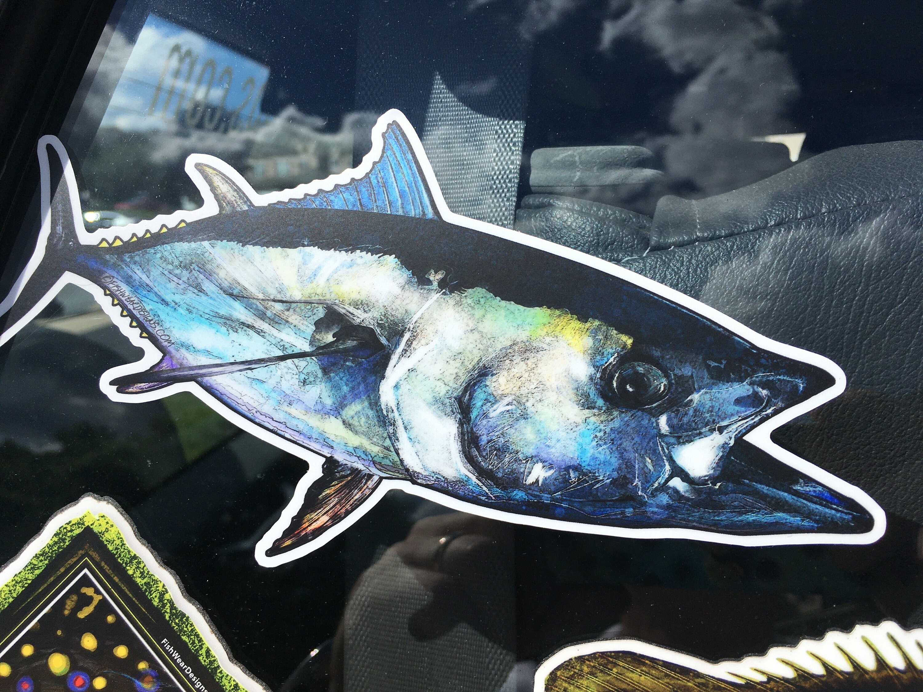 Bluefin Tuna Die-cut Bumper Sticker or Decal 7.5 X - Etsy